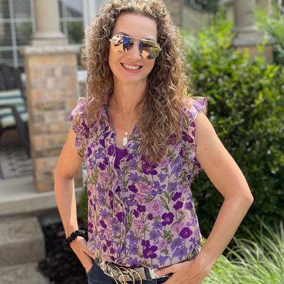 CAbi | Tops | Cabi 468 Trifle Top Fall 221 Small Euc | Poshmark